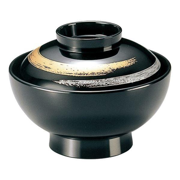 4寸 開き仙才椀/お椀 〔黒かすり A〕 直径120×高さ92(63)mm 日本製 〔和食 レストラン 店舗 お店〕〔代引不可〕 : SHOP ...