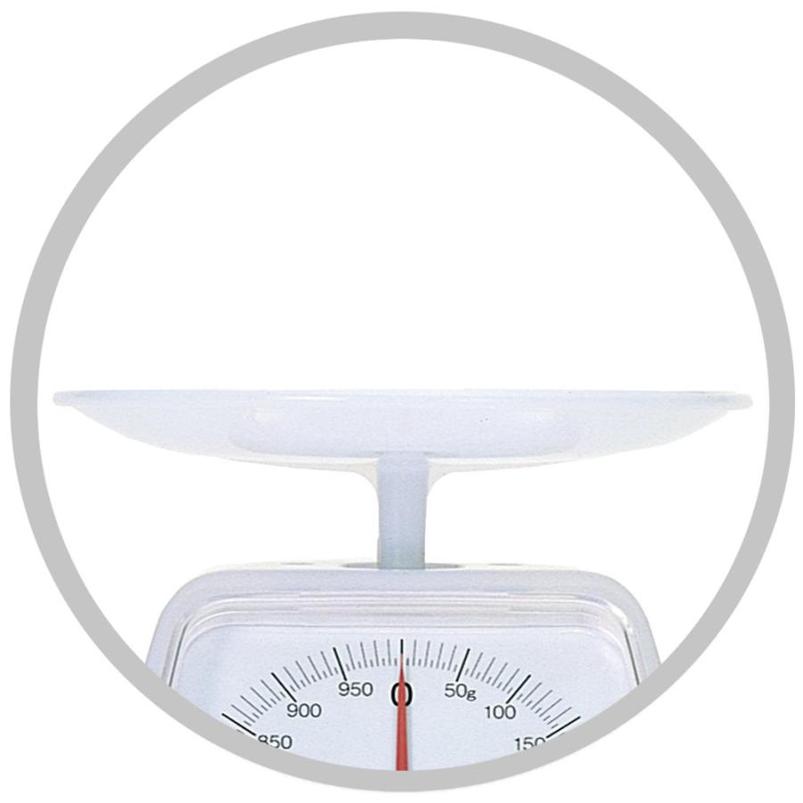 タニタ tanita クッキングスケール キッチン はかり 料理 アナログ 1kg 5g単位 クリアホワイト KA-001 CW : ace173026426051205 : ショップアーミン ...