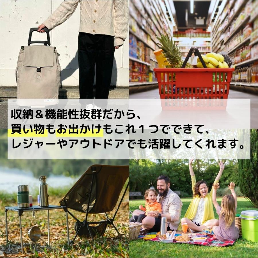 ショッピングカート Sサイズ リニューアル cocoro 買い物カート レップ カート おしゃれ 軽量 保冷 保温 容量37L 折りたたみ 大容量 便利 自立 収納 タイヤ付 : SHOP ...