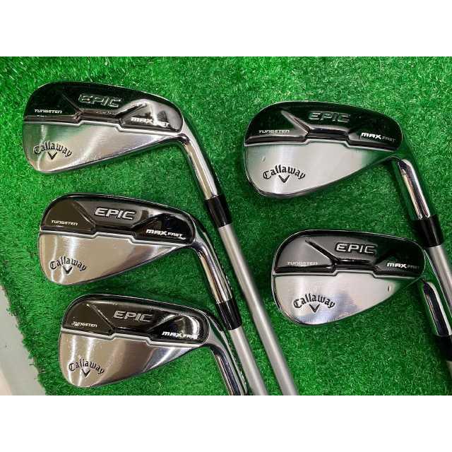 Callaway 激安[980] キャロウェイ EPIC MAX FAST/MCI 60 5本セット/R/26 : ゴルフ道楽箱 - 通販 ...