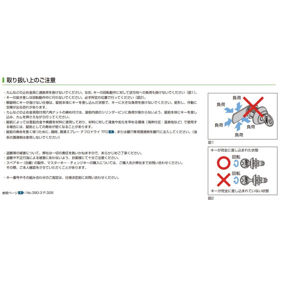 面付シリンダー錠 2650型 トータルロック2650シリーズ【2650-30-DN-D】【2650-30-DN-B】L:30 適応板厚30 別番/同番 スガツネ工業 LAMP ランプ ...