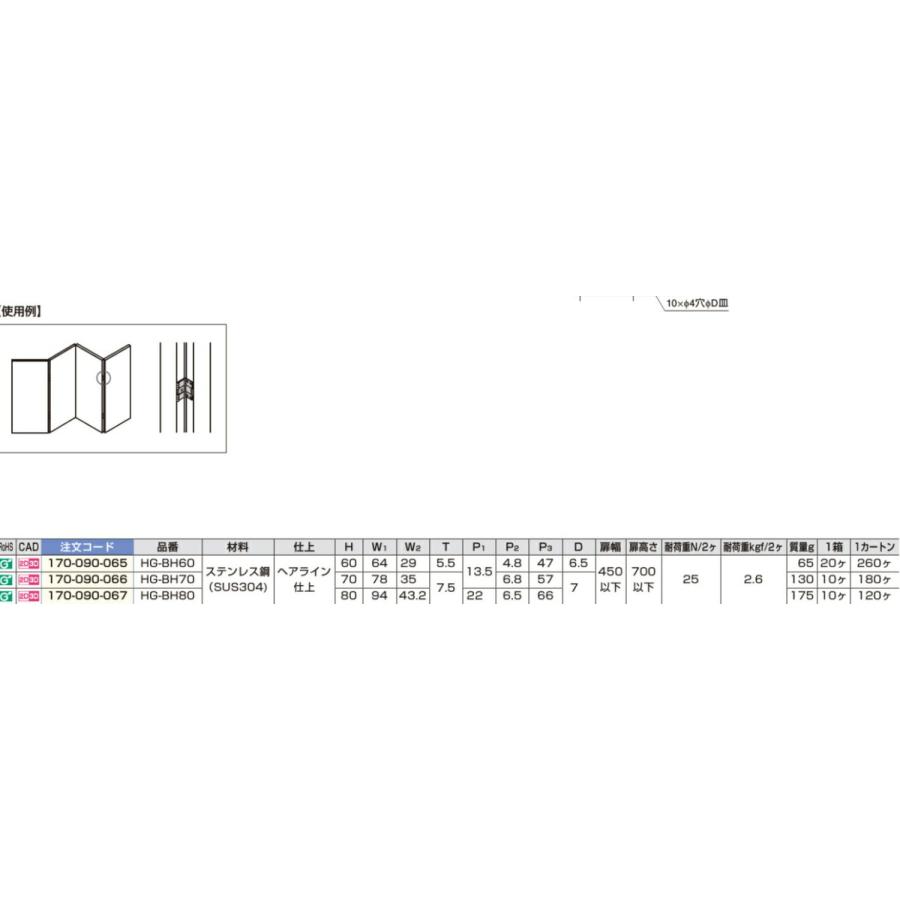 スガツネ ランプ LAMP ステンレス鋼製屏風丁番HG-BH型 : ハードボックス - 通販 - Yahoo!ショッピング