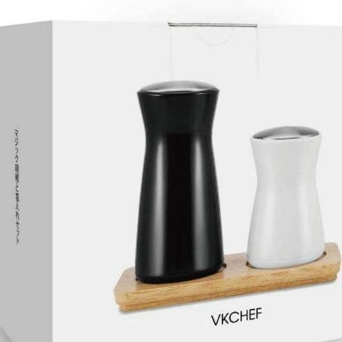 VKCHEF スパイスボトル 2個 竹トレイ1個 砂糖 塩 コショウ入れ : ショップイシコネ - 通販 - Yahoo!ショッピング