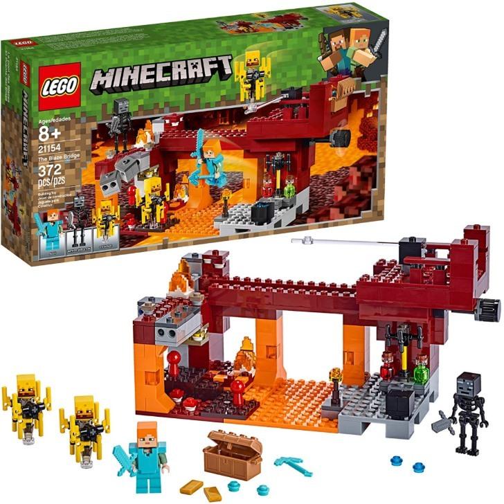 LEGO レゴ マインクラフト 21154 ブレイズブリッジでの戦い Minecraft The Blaze Bridge 並行輸入品 ...