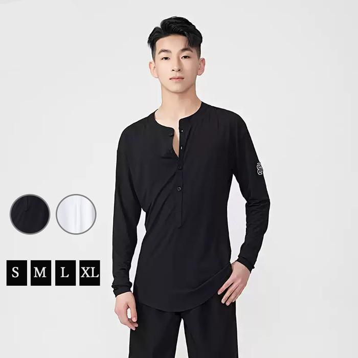 社交ダンス衣装 トップス メンズ ラテン ラテンダンス用シャツ 男性用