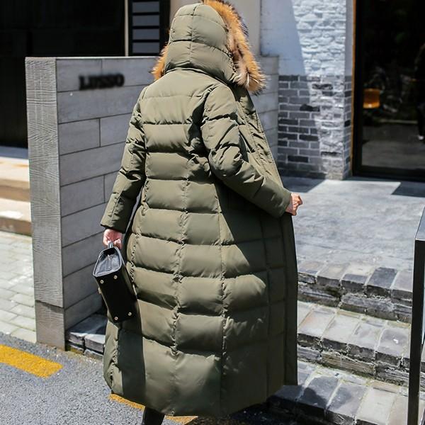 ダウンコート レディース ロング 大きいサイズ 超ロング アウター