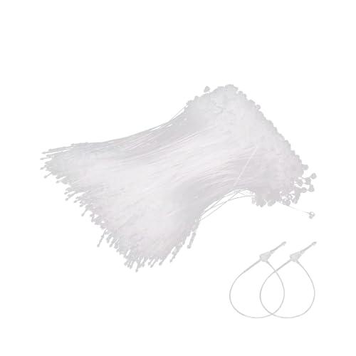 Mesanda タグファスナー ループロック 約1000本セット ループピン プラスチック 透明 便利 つづりひも スナップ ロックピン 結束具 タグ糸 タグ付け : ShopNW - 通販 ...