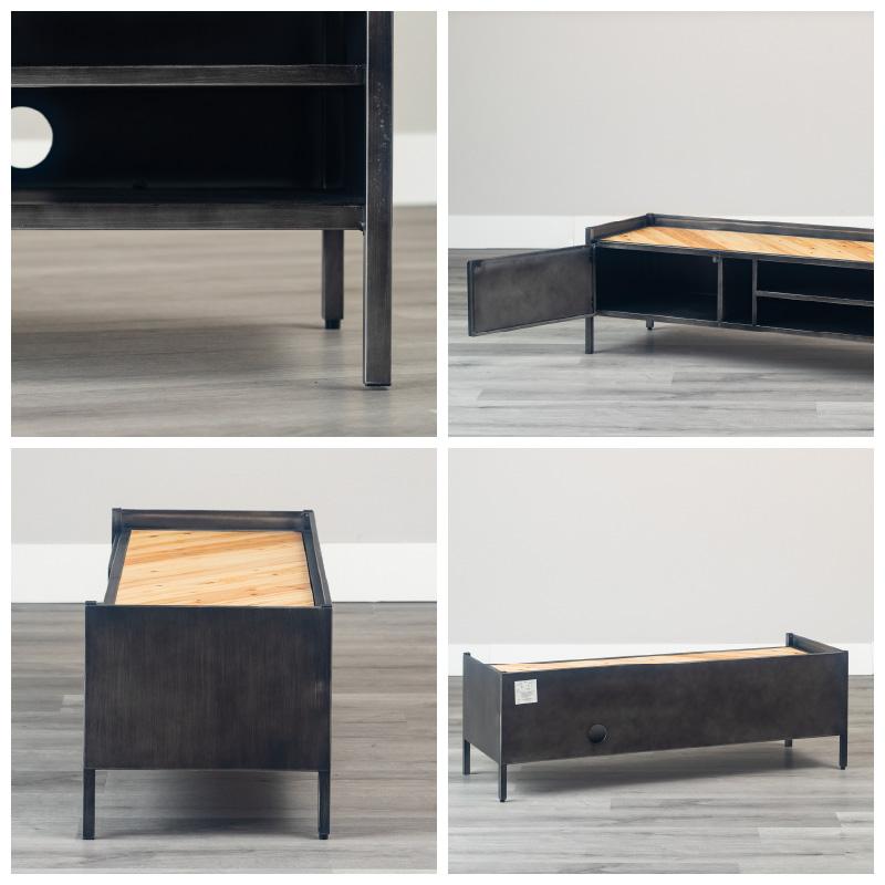 テレビ台 テレビボード 120cm 120TVボード トリニティ 天然木 アイアン ヴィンテージ 北欧 カフェ風 インテリア ローテーブル リビング シンプル モダン 木製 ...