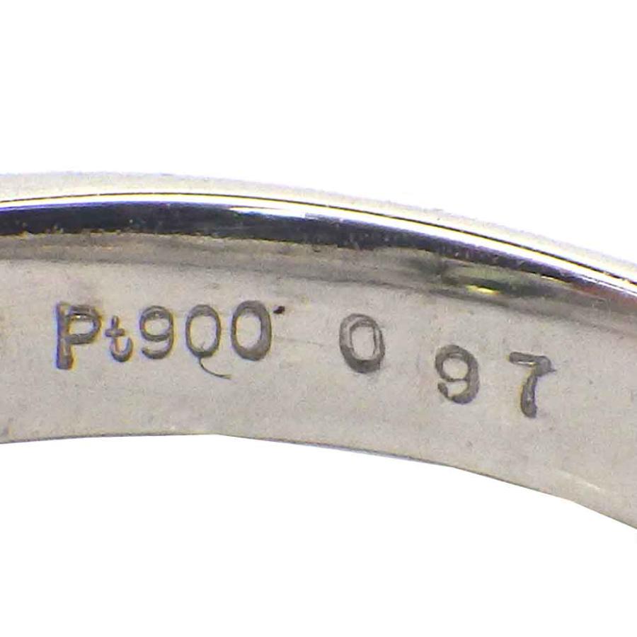 ガーネット ダイヤモンドリング Pt900 7.7g 12号 GRJソーティング Jewelry Garnet0.97ct Dia0.26ct Ring : es280224003 ...