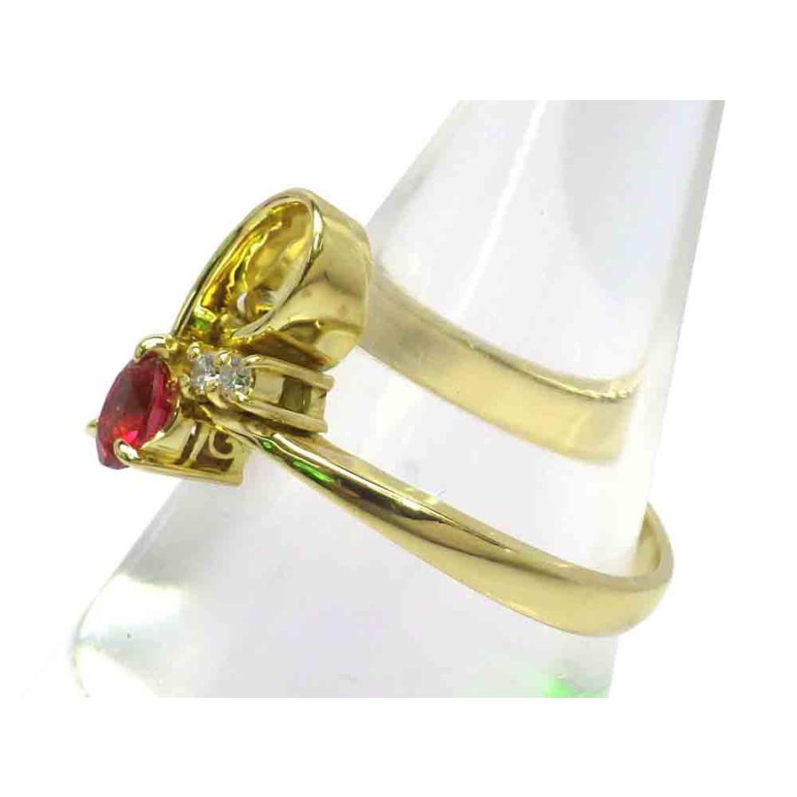 ルビー ダイヤモンドリング K18 4.1g 12号 Jewelry Ruby0.38ct Dia0.05ct Ring : es2905124007 : ディスカウントショップ さかえ ...