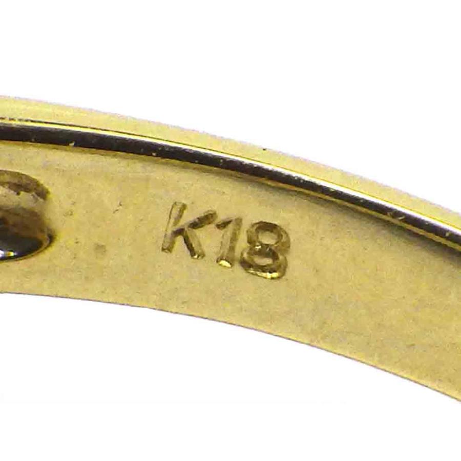 サファイア ダイヤモンドリング K18 3.4g 12号 中宝ソーティング付き Jewelry Sapphire0.58ct Dia0.39ct Ring :HS260324010 ...