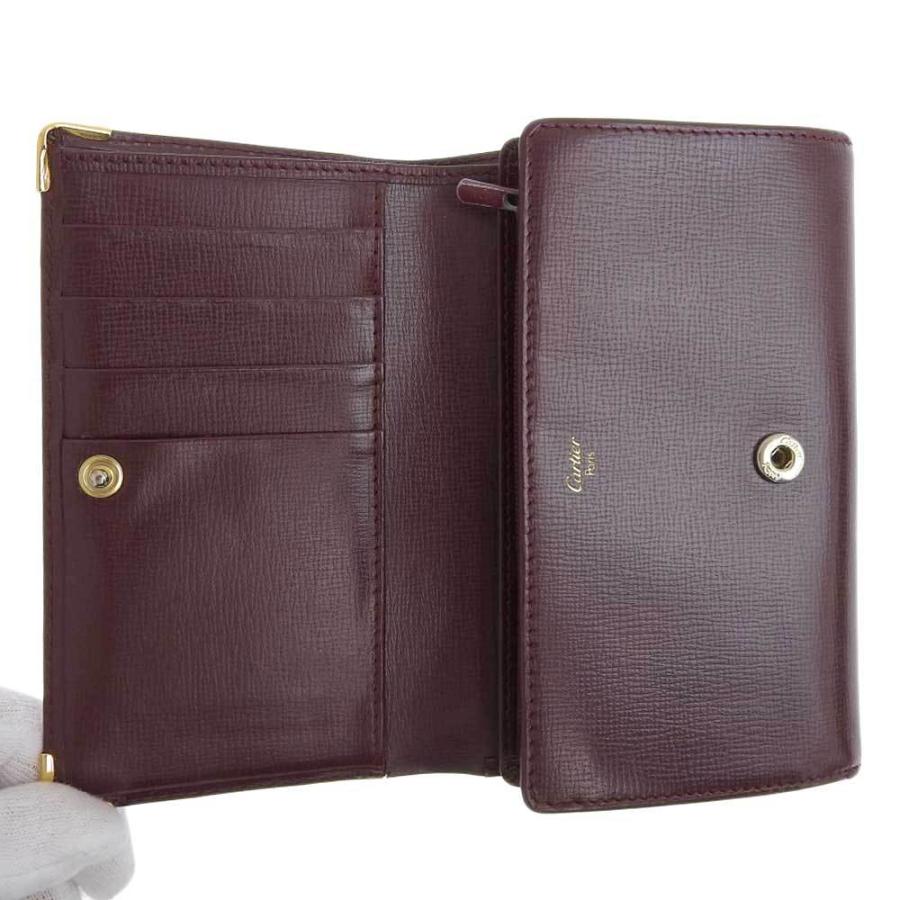 Cartier カルティエ CARTIER マストライン ホック付二つ折り財布 Cartier カルティエ CARTIER マストライン ホック付二つ折り財布