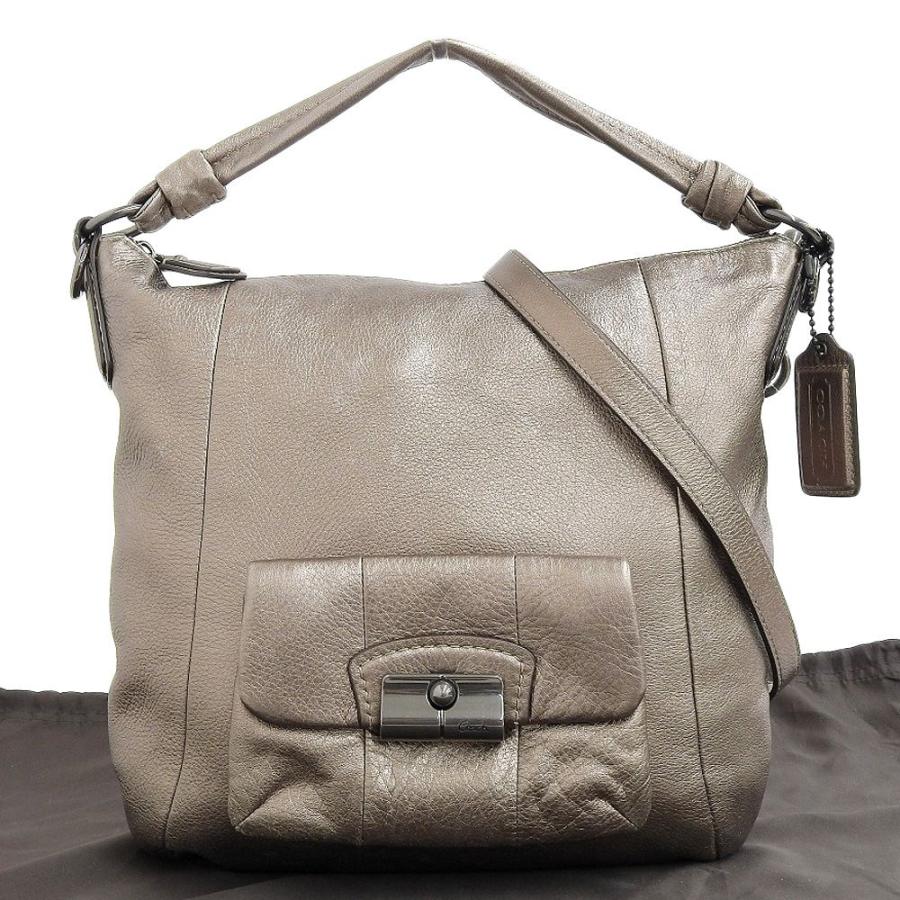COACH 本物保証 布袋付 超美品 コーチ 2WAYバッグ ショルダーバッグ レザー ブロンズ 14783 : 高島屋質店 - 通販 ...