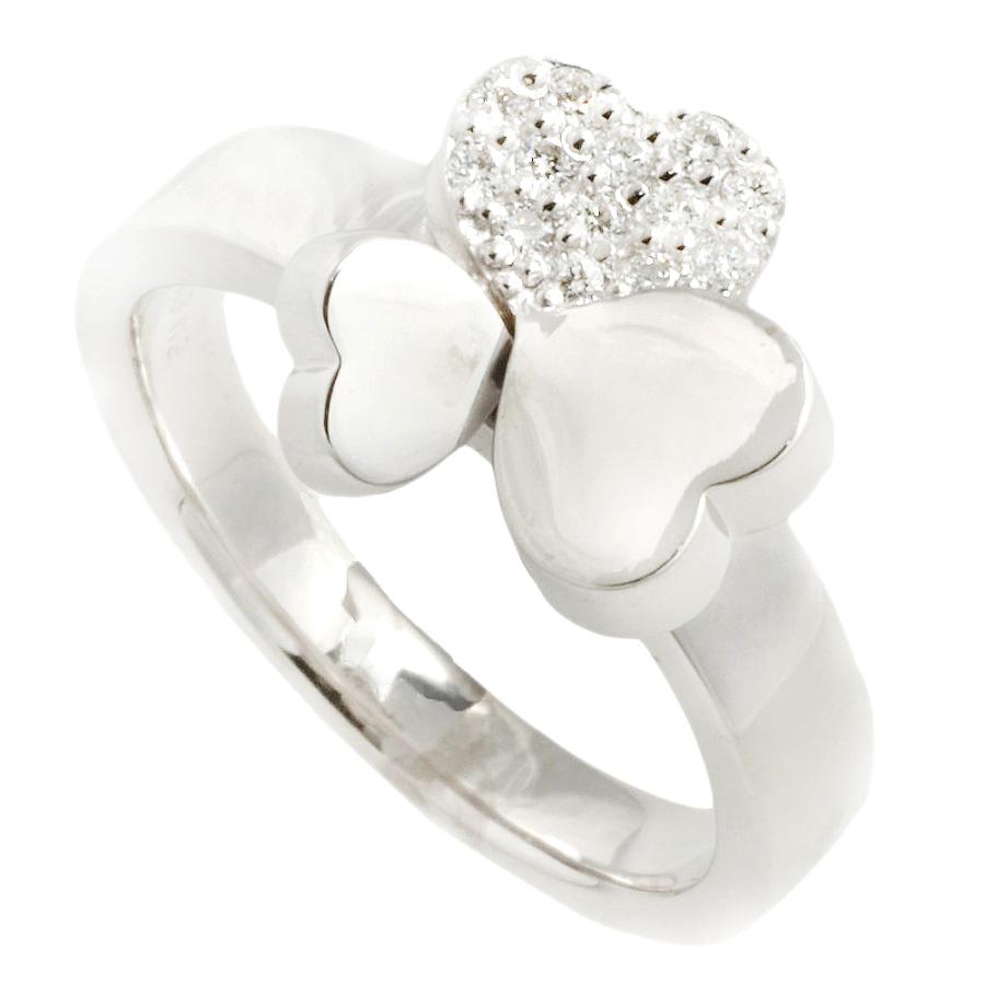 Ponte Vecchio ポンテヴェキオ PONTE VECCHIO ハート リング 指輪 K18WG メレダイヤモンド 0.10ct 9号 本物保証 新品同様 : 高島屋質店 - 通販 ...