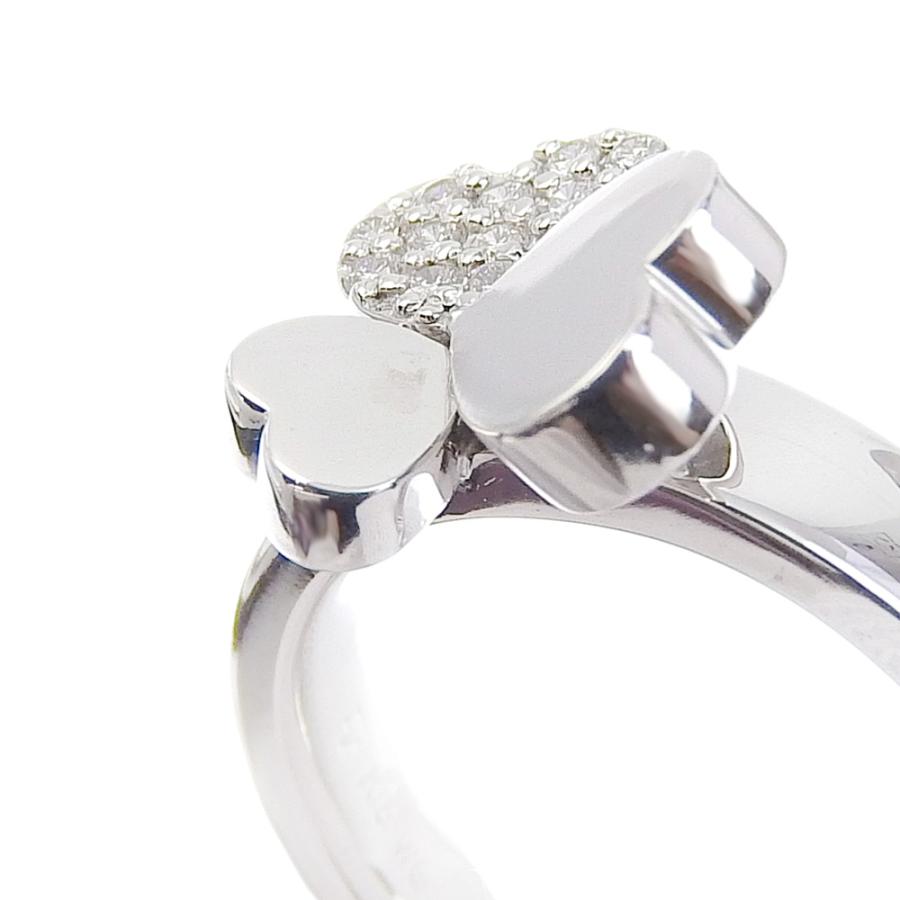 Ponte Vecchio ポンテヴェキオ PONTE VECCHIO ハート リング 指輪 K18WG メレダイヤモンド 0.10ct 9号 本物保証 新品同様 : 高島屋質店 - 通販 ...