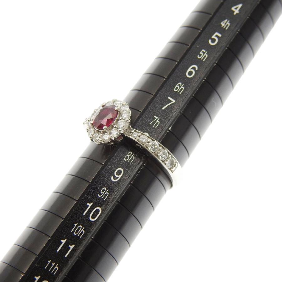 リング 指輪 プラチナ Pt900 ルビー 0.36ct メレダイヤモンド 0.35ct 8号 ノーブランド No brand 本物保証 鑑付 新品同様 : 高島屋質店 - 通販 ...