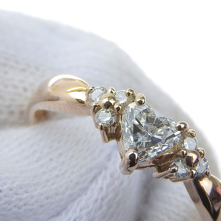 リング 指輪 2.0g K18PG ハートダイヤモンド 0.16ct メレダイヤモンド 0.08ct 12号 ノーブランド No brand 本物保証 新品同様 : 高島屋質店 - 通販 ...