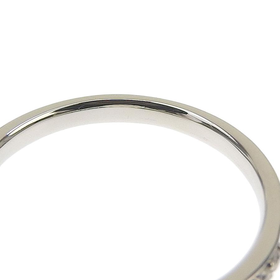 一文字 リング 指輪 4.6g プラチナ Pt900 ダイヤ0.18ct メレダイヤ0.34ct 15号 フラワー 花 ノーブランド No brand 本物保証 新品同様 : 高島屋質店 ...