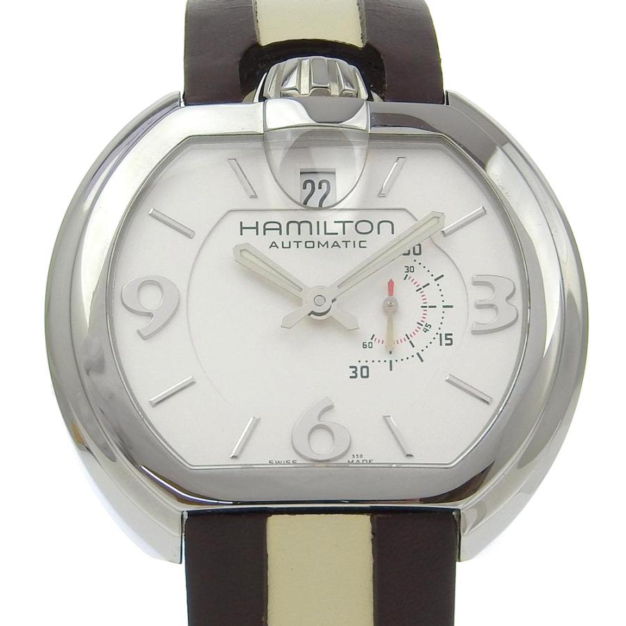 HAMILTON（ハミルトン） スモールセコンド 2008本限定 白文字盤 SS 自動巻き オートマ メンズ 腕時計 裏スケ 本物保証 箱・保 ...