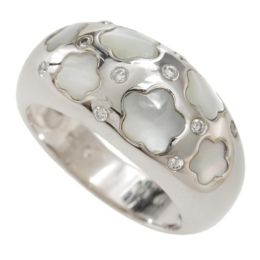 Ponte Vecchio ポンテヴェキオ PONTE VECCHIO リング 指輪 K18WG シェル メレダイヤ 0.10ct 約11号 貝殻 フラワー 花 本物保証 新品同様 : 高島屋 ...