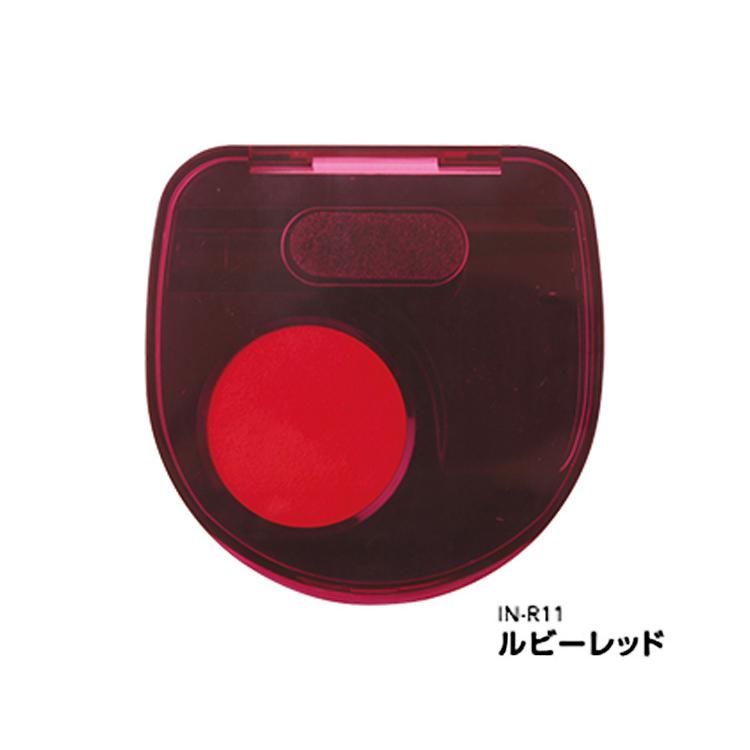 TSUKINEKO ★【送料140円~】ツキネコ イノスR inos-R クリアカラー 印鑑ケース 速乾朱肉 認印 銀行印 実印 朱肉付 ...