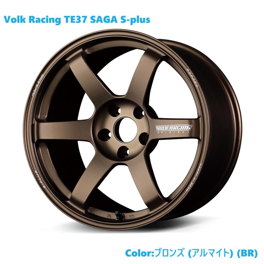 RAYS 【納期要確認】TE37 SAGA S-plus SIZE:9.5J-19 +45(F2) PCD:120-5H Color:BR ...