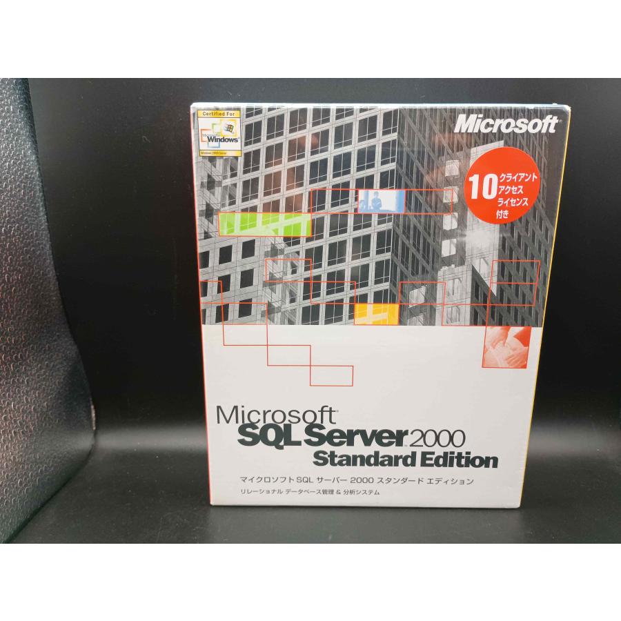 新品未開封 SQL Server2000 Standard Edition 10クライアントライセンス付 : 0088 : Shop-Ys - 通販 - Yahoo!ショッピング