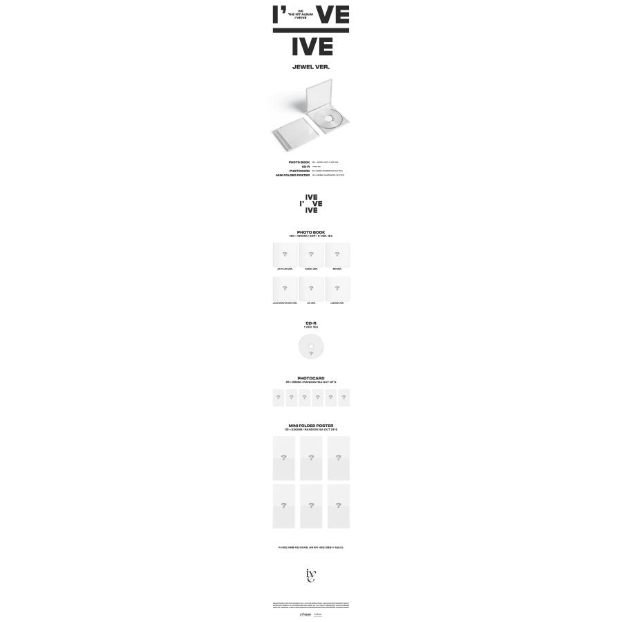 【LIMITED】【JEWEL】【和訳選択】IIVE I'VE IVE 1ST FULL ALBUM アイブ 正規 1集 アルバム JEWEL VER. LIMITED EDITION ...