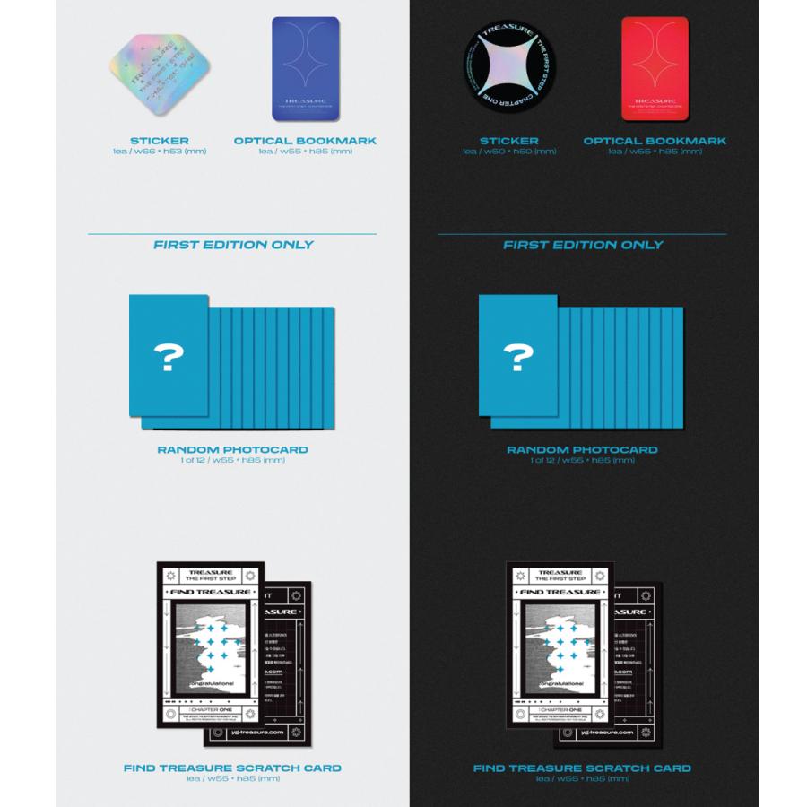 【2種セット】【和訳選択】TREASURE 1ST SINGLE ALBUM THE FIRST STEP CHAPTER ONE トレジャー ...
