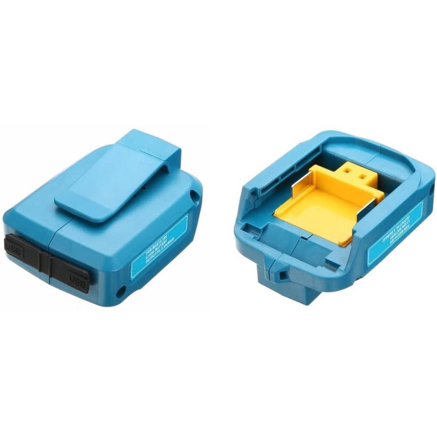 Longsafe USB用アダプタ ADP05 マキタ 互換 充電式 18V 14.4V バッテリー (ADP05-BL/2個) : Shop68 - 通販 - Yahoo!ショッピング