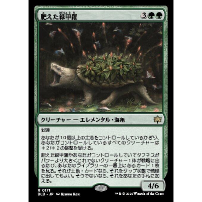MTG 緑/日本語版 (171)《肥えた緑甲羅/Fecund Greenshell》ブルームバロウ BLB 緑R : ツクモヤ ヤフー店 ...