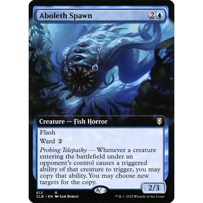 MTG 青/英語版 《アボレスの落とし子/Aboleth Spawn》 拡張アート 統率者レジェンズ：バルダーズゲートの戦い CLB ...