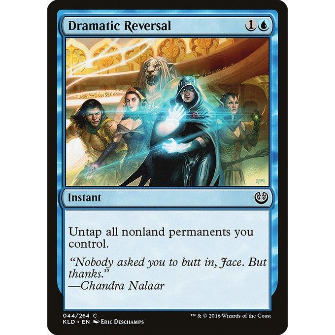 MTG 青/英語版 《劇的な逆転/Dramatic Reversal》カラデシュ KLD : klden044 : ツクモヤ ヤフー店 ...