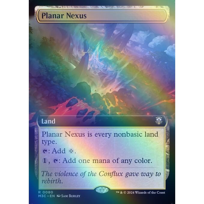 MTG 土地/英語版 (080)《次元の結節点/Planar Nexus》★リップルFOIL★ M3C 土地R : ツクモヤ ヤフー店 ...