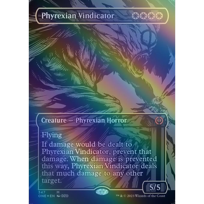 MTG 白/英語版 《ファイレクシアの立証者/Phyrexian Vindicator》★オイルスリックFOIL★ ファイレクシア：完全なる統一 ONE :ONEENF347:ツクモヤ ヤフー ...