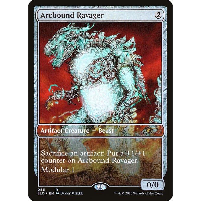 MTG 無/英語版 《電結の荒廃者/Arcbound Ravager》★FOIL★Secret Lair SLD :SLDF056:ツクモヤ ...