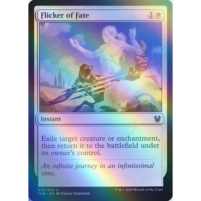 MTG 白/英語版 《運命のちらつき/Flicker of Fate》★FOIL★ テーロス還魂記 THB : ツクモヤ ヤフー店 - 通販 ...