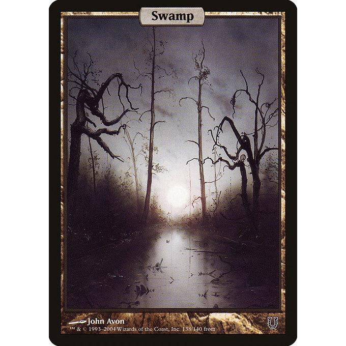 MTG 土地/英語版 《沼/Swamp》 銀枠 Unhinged UNH : ツクモヤ ヤフー店 - 通販 - Yahoo!ショッピング