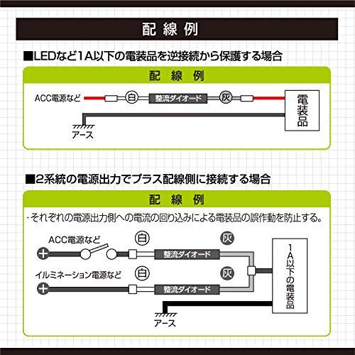 エーモン(amon) 整流ダイオード 1A 1555 : shopA - 通販 - Yahoo!ショッピング