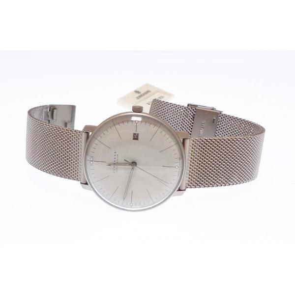マックス・ビル JUNGHANS Maxbill MEGA SOLAR【正規品】ユンハンス マックスビル メガソーラー電波時計 オールチタン製 ミラネーゼブレスレット 059/2022.48 ...