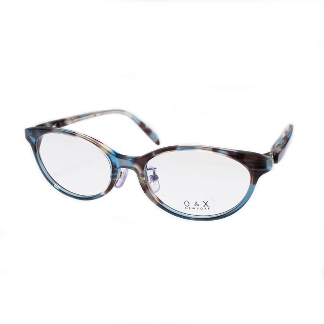 O&X NewYork 【サバエ産】ーアンドエックス セミフォックスタイプ ブラウン＆ブルー OP-J49-C04 レディース : proshopb1 - 通販 - Yahoo!ショッピング
