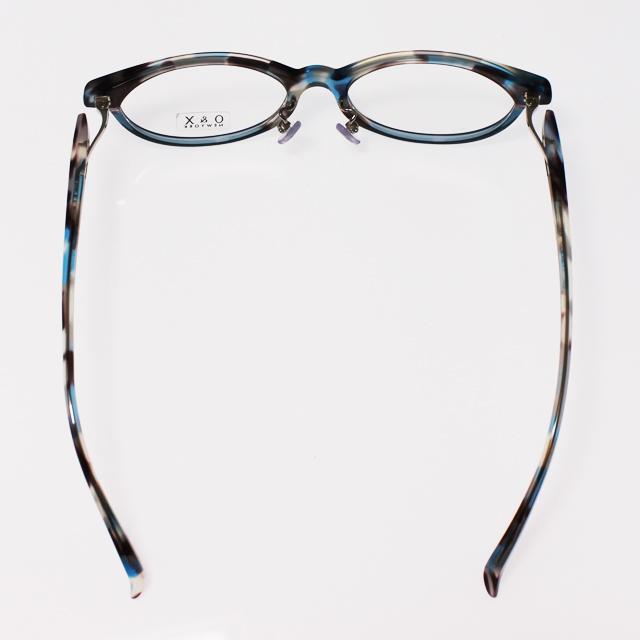 O&X NewYork 【サバエ産】ーアンドエックス セミフォックスタイプ ブラウン＆ブルー OP-J49-C04 レディース : proshopb1 - 通販 - Yahoo!ショッピング