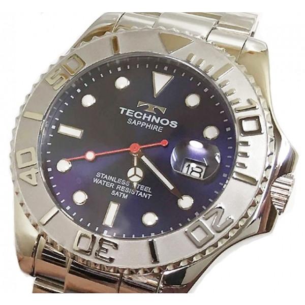 テクノス 国内正規品 TECHNOS YMダイバー デイト ブルーダイアル ステンレス T9575SL メンズ :TC-T9575SL:proshopb1 - 通販 - Yahoo!ショッピング