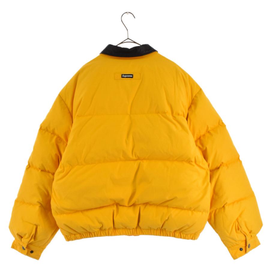 Supreme SUPREME シュプリーム 19AW Leather collar puffy Jacket レザーカラーパフィージャケット ...