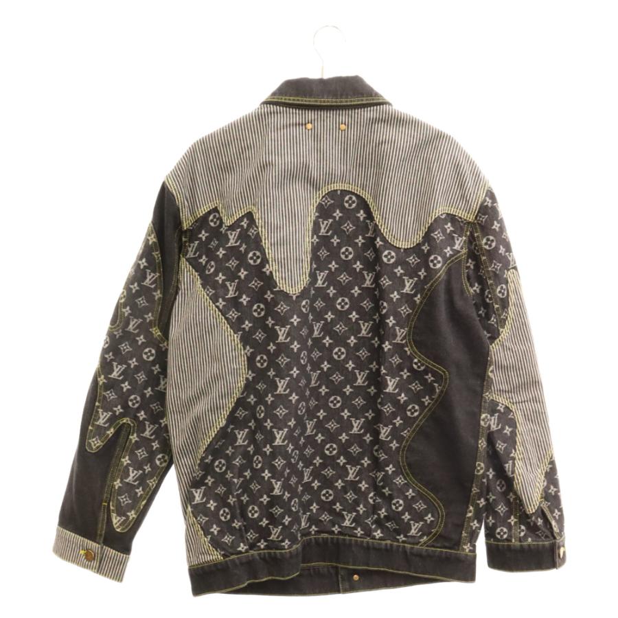 LOUIS VUITTON ルイヴィトン 22SS×モノグラム クレイジー ワークウエアデニムジャケット RM221M UZD HMA20E ブラック : BRING Yahoo!ショップ ...