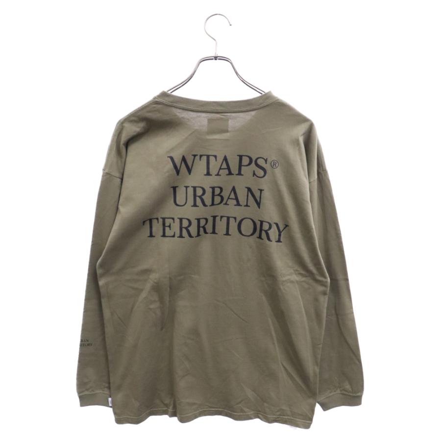 WTAPS ダブルタップス 21SS URBAN TERRITORY LS TEE アーバンテリトリーロゴプリント長袖Tシャツ 211ATDT-LT02S オリーブ : BRING Yahoo ...