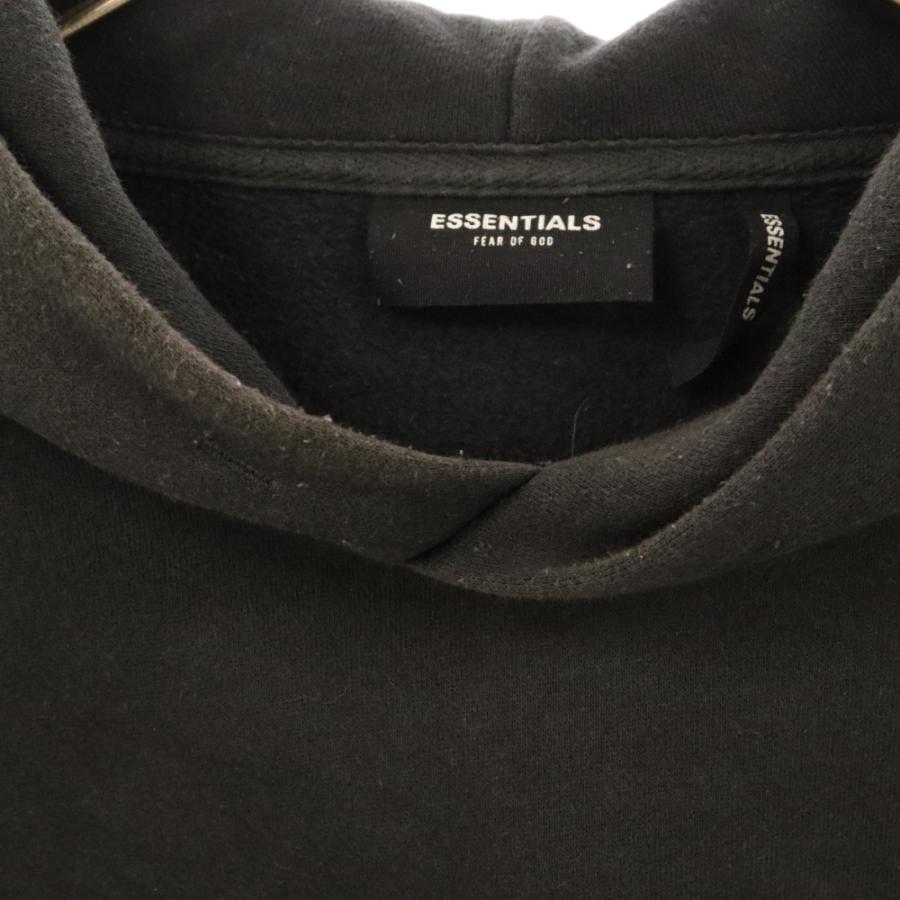 FOG ESSENTIALS Essentials フィアオブゴッド エッセンシャル リフレクターロゴ バックプリント プルオーバーパーカーフーディー ブラック : BRING Yahoo ...