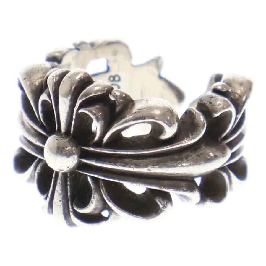 CHROME HEARTS クロムハーツ DBL FLRL CRS ダブルフローラルクロス シルバーリング 18号 : 1024k250007 : BRING Yahoo!ショップ - 通販 ...