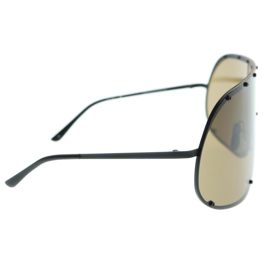 Rick Owens リックオウエンス SHIELD SUNGLASSES MASK マスクシールド サングラス ブラック/ブラウン ...