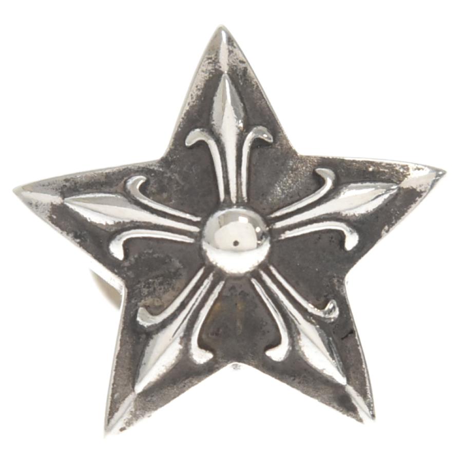 CHROME HEARTS クロムハーツ STUD LRG 5PT STAR/ラージ 5ポイントスター スタッドピアス シルバー 国内 ...